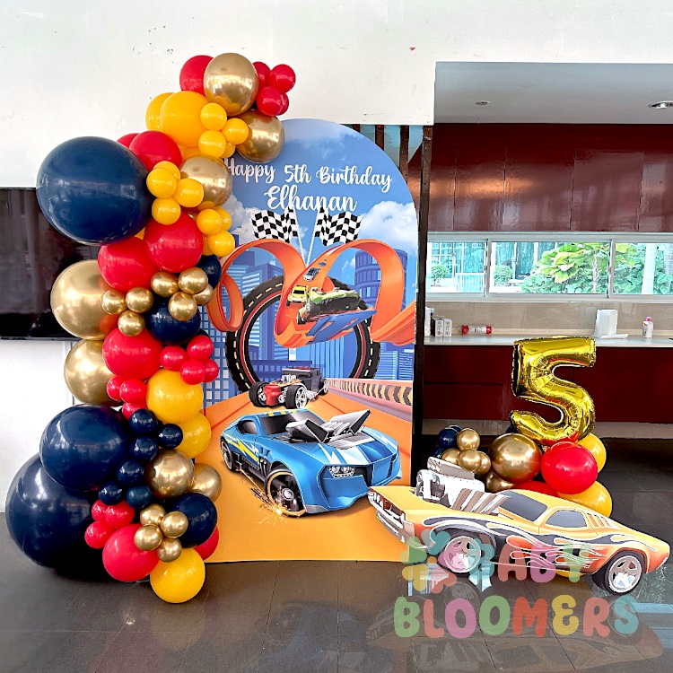 Hot Wheels Backdrops - Baby Bloomers
