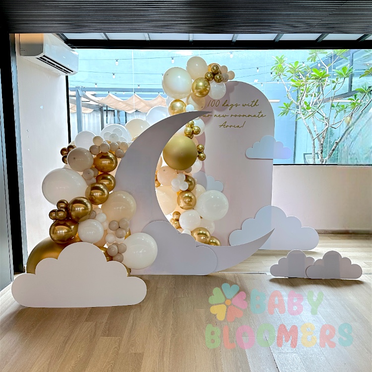 Crescent Moon Backdrops - Baby Bloomers